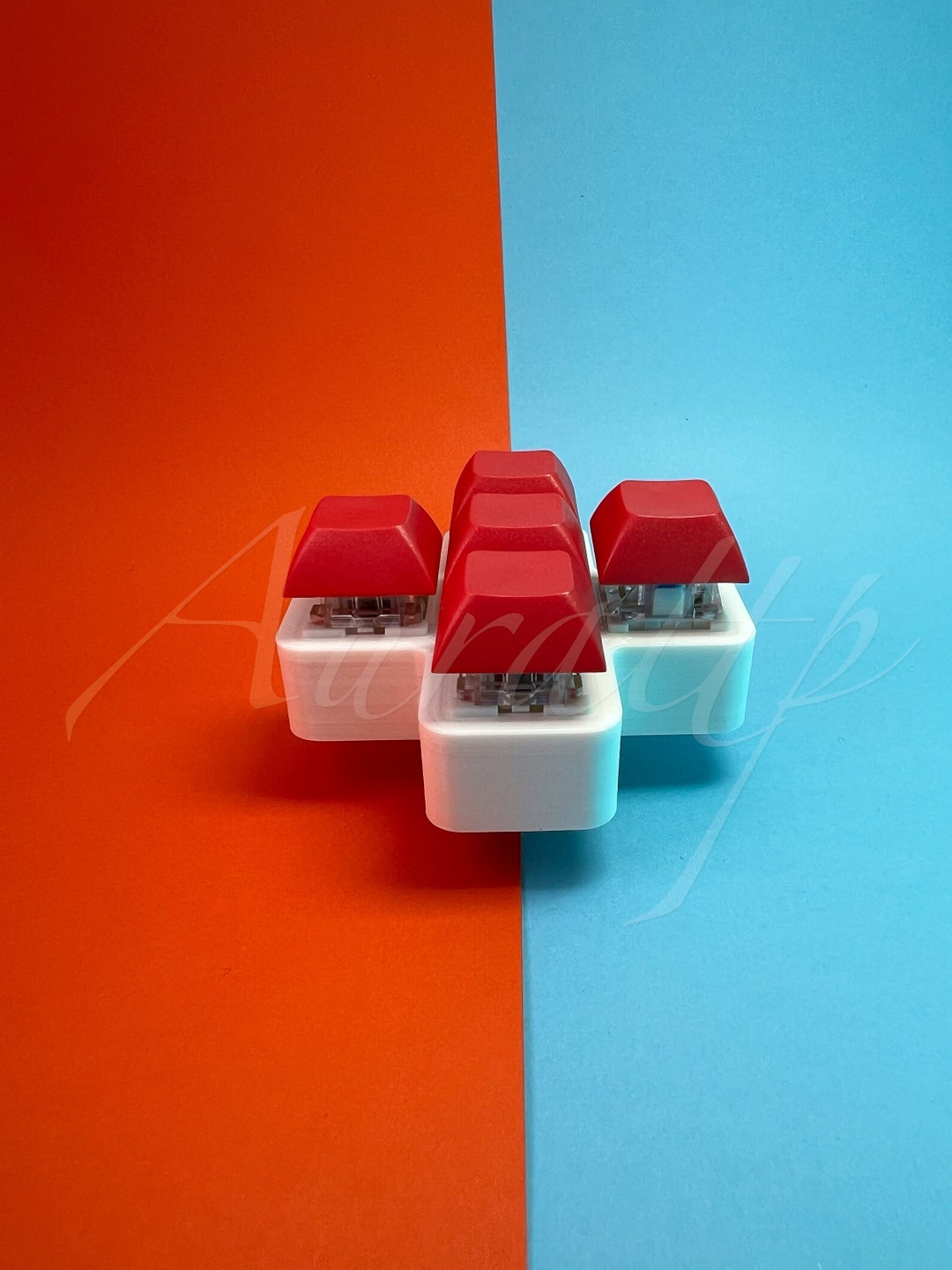 5 Keys Cross Mechanical Keyboard Fidget Mini Fidget Clicker With Clicky ...