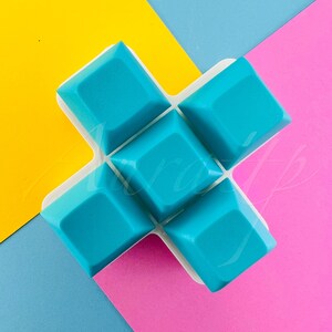 5 Keys Cross Mechanical Keyboard Fidget Mini Fidget Clicker With Clicky ...