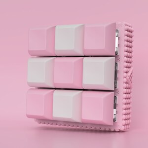 Marshmallow 9 Keys Pad Mechanical Keyboard Fidget Clicker 3D Printed ...