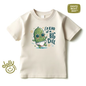 I’m Kind of a Big Dill Kids T-shirt, Pickle Themed Toddler Tee, Cute ...