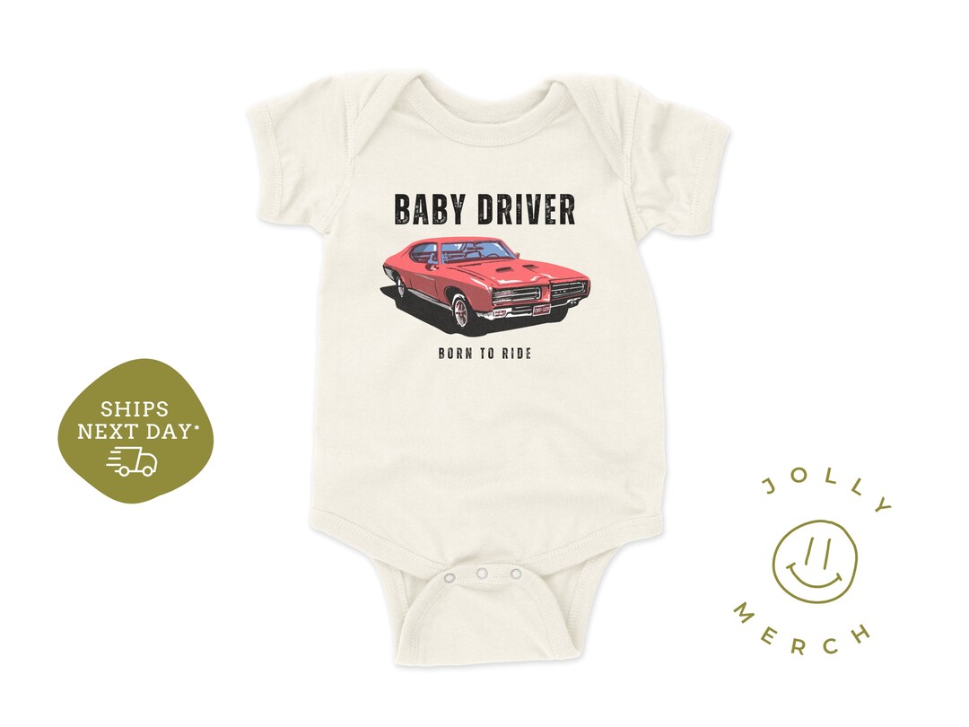 Baby Driver Bodysuit, Born to Ride Baby Bodysuit, Adventure Bodysuit ...