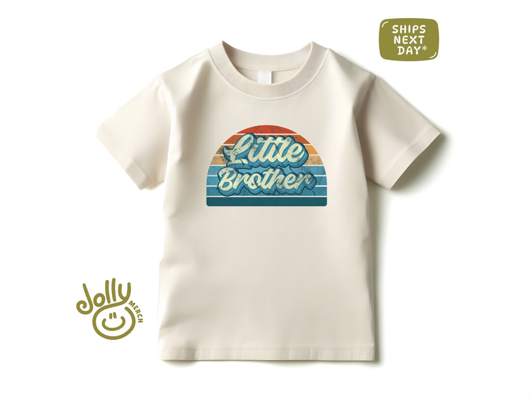 Retro Lil Brother Shirt, Littler Brother Toddler T-shirt, Lil Brother ...