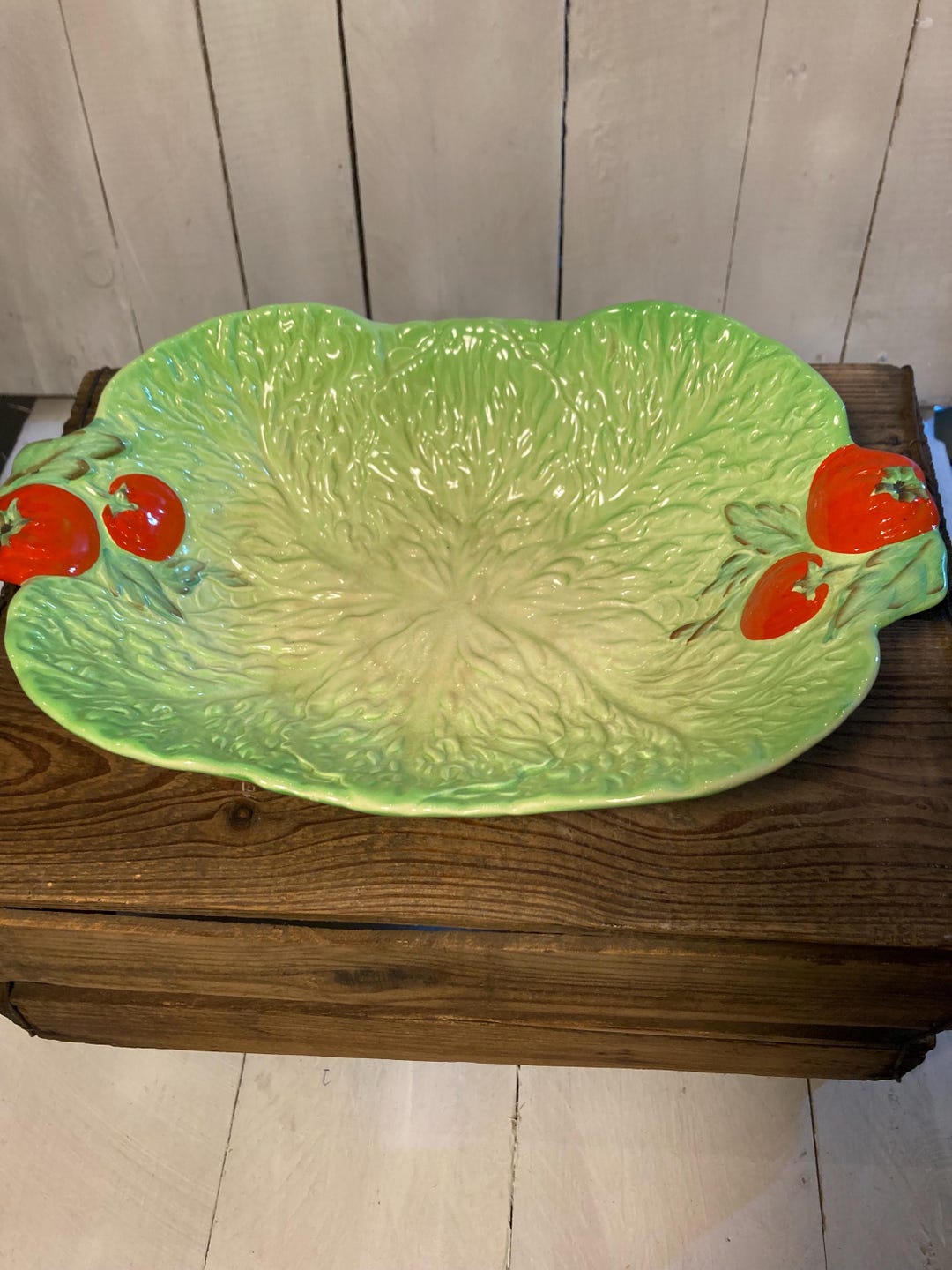 Beswick Ware 1950/60s Lettuce Leaf Serving/salad Dish - Etsy