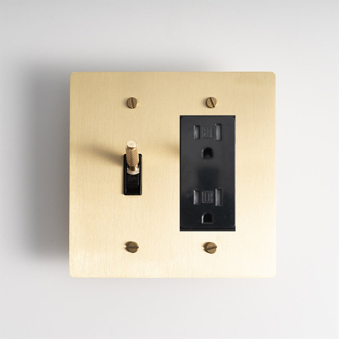 Solid Gold Brass Crossed Knurled Design Toggle Light Switch - Etsy