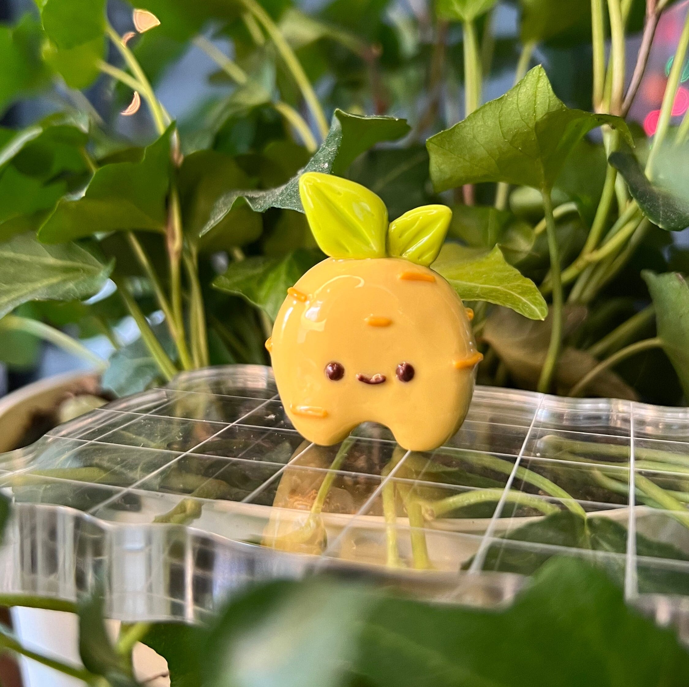 Cute Turnip Desk Friend Garden Vegetable Polymer Clay Desk Decor - Etsy