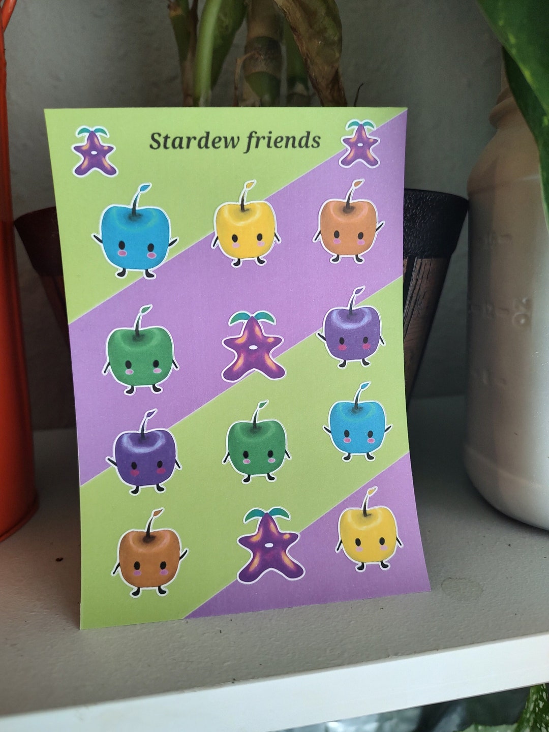 Stardew Valley Junimo Sticker Sheet - Etsy