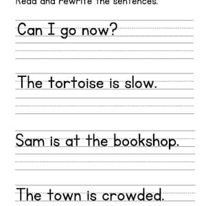Sentence Writing Practice Worksheets: 1st-3rd Grade ELA (PDF Pattern ...