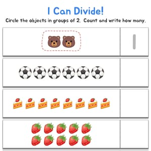 Divide by 2 Worksheet: Math Division Practice (digital Download) - Etsy