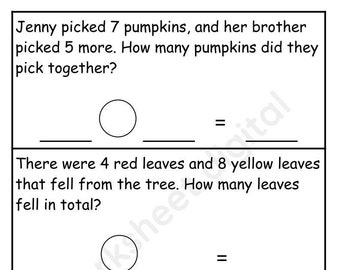 1st-2nd Grade Math Word Problems: All Operations (PDF) - Etsy