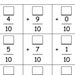 Back to School Printable Missing Addends Addition to 10 Math Worksheets ...
