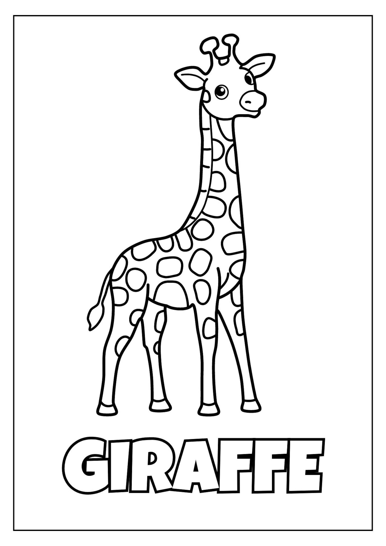 40 Cute Animals Printable Coloring Pages for Kids, Toddlers ...
