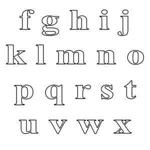 Roman Letter Tracing: ABC Uppercase and Lowercase (digital Download) - Etsy