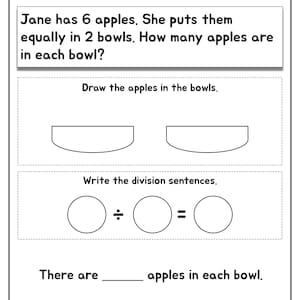 Divide by 2 Worksheet: Math Division Practice (digital Download) - Etsy