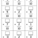 Back to School Printable Missing Addends Addition to 10 Math Worksheets ...
