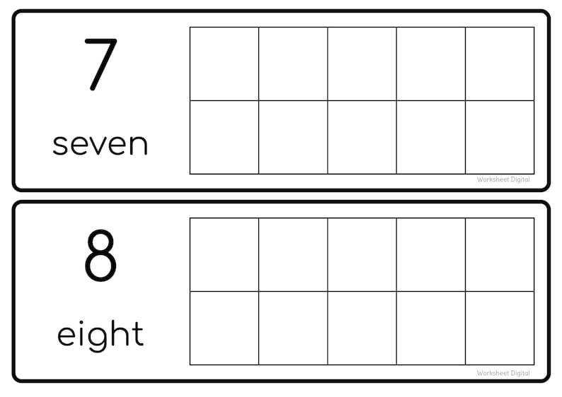 Penguin Ten Frames Worksheet: Learn to Count (PDF) - Etsy