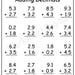 Grade 3 Adding Decimals Worksheet: Big Font Math (PDF) - Etsy