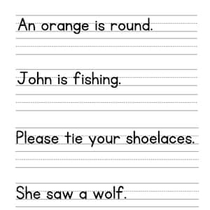 Sentence Writing Practice Worksheets: 1st-3rd Grade ELA (PDF Pattern ...
