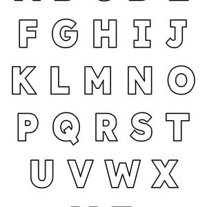 ABC Uppercase and Lowercase Letters, Large Alphabet Block Letters ...