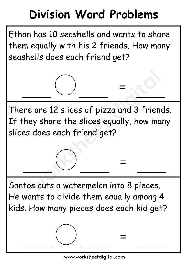 One Step Word Problems All Operations PDF, Word Problems Worksheet for ...