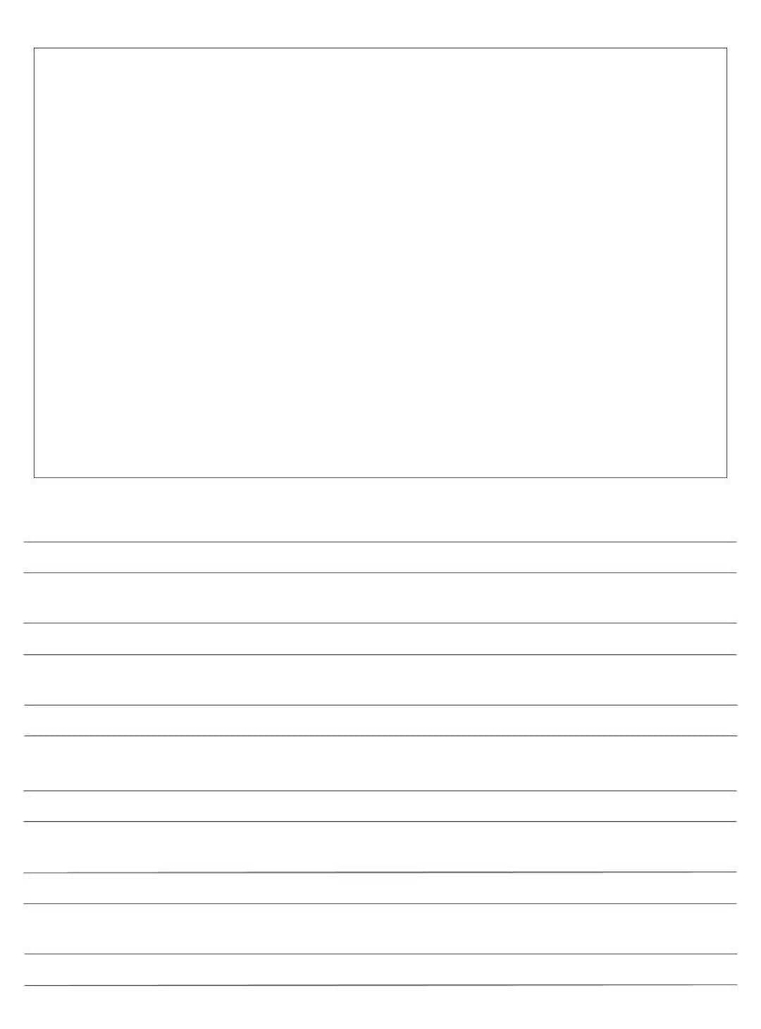 Handwriting Without Tears Paper With Picture Box, Printable Instant Download, PDF Digital Format ...