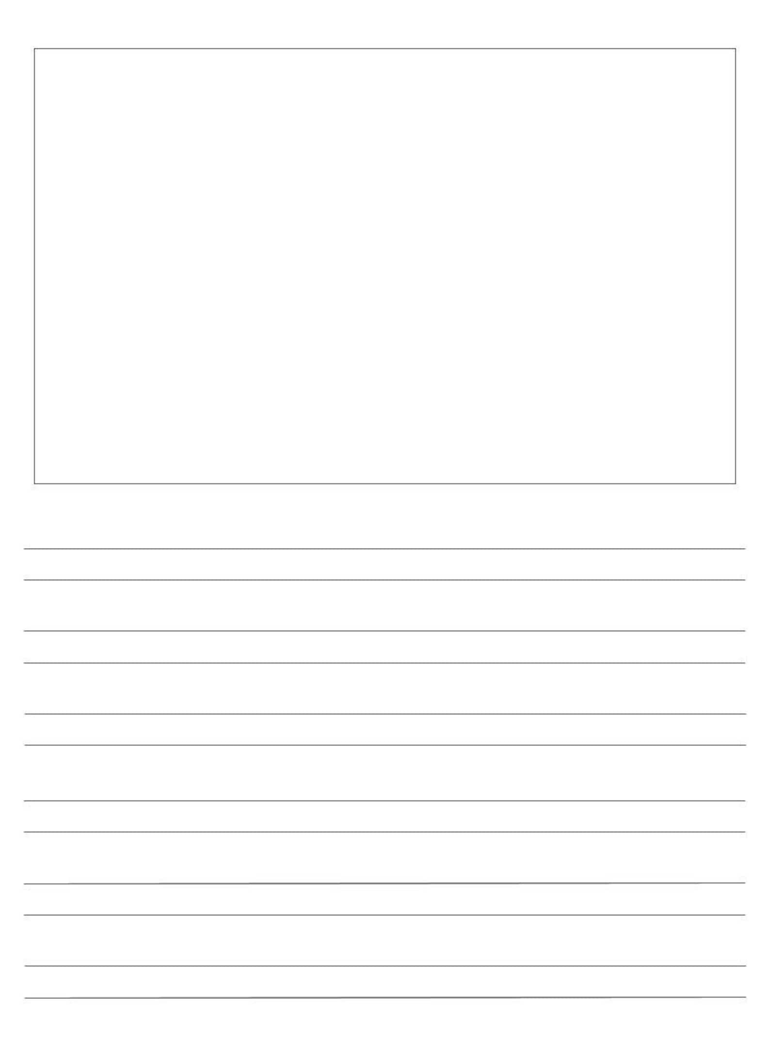 Handwriting Without Tears Paper With Picture Box, Printable Instant Download, PDF Digital Format ...