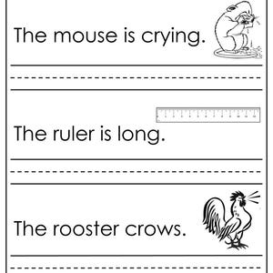 Sentence Writing Worksheets: Simple Sentences Activity (PDF Download ...