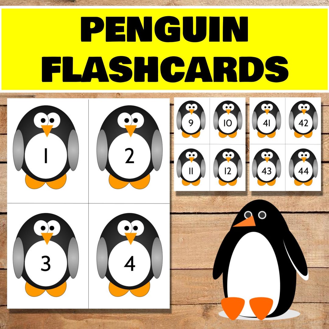 Penguin Worksheet, Ten Frames 1 to 10 With Penguins and Blank Ten ...
