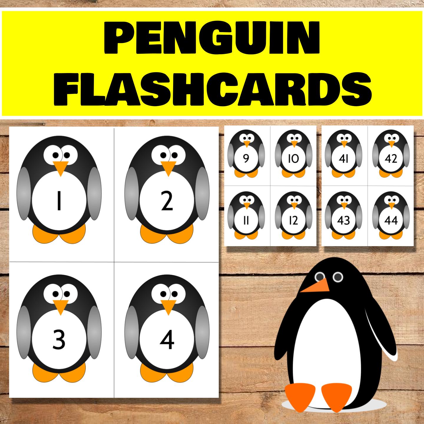 Penguin Number Cards