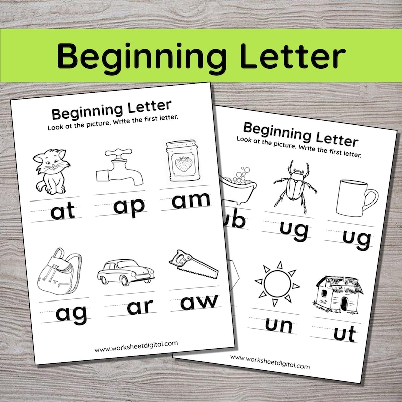 Missing Letters Word - Etsy UK