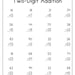 Two-digit Addition Worksheet: 100 Sums, Grades 1-2 (PDF) - Etsy