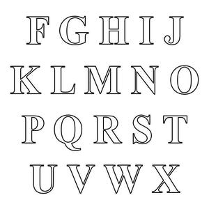 Roman Letter Tracing: ABC Uppercase and Lowercase (digital Download) - Etsy