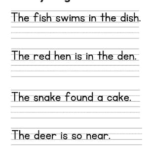 Rhyming Sentences Writing Worksheet: Grades 1-3 (PDF Download) - Etsy
