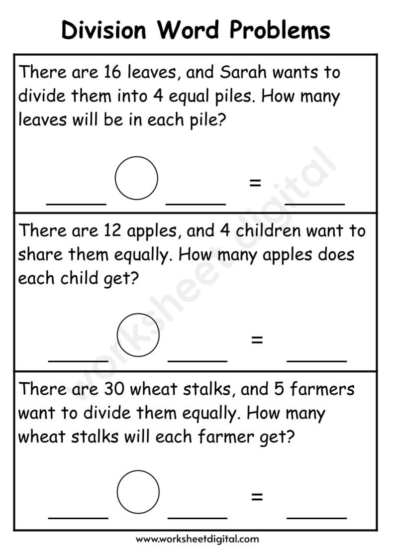 Autumn One Step Word Problems All Operations PDF, Word Problems ...