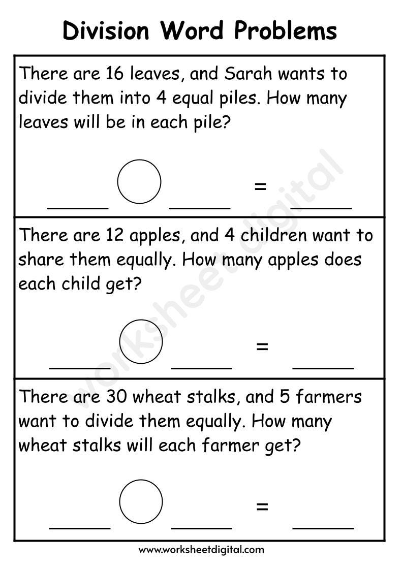 Autumn One Step Word Problems All Operations PDF, Word Problems ...