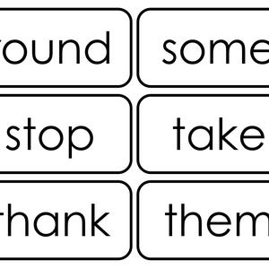 Printable Dolch First Grade Sight Words Flashcards 41 Cards, Child ...