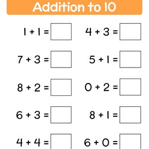 180 Printable Addition Subtraction Sums up to 10 Pdf Worksheets ...