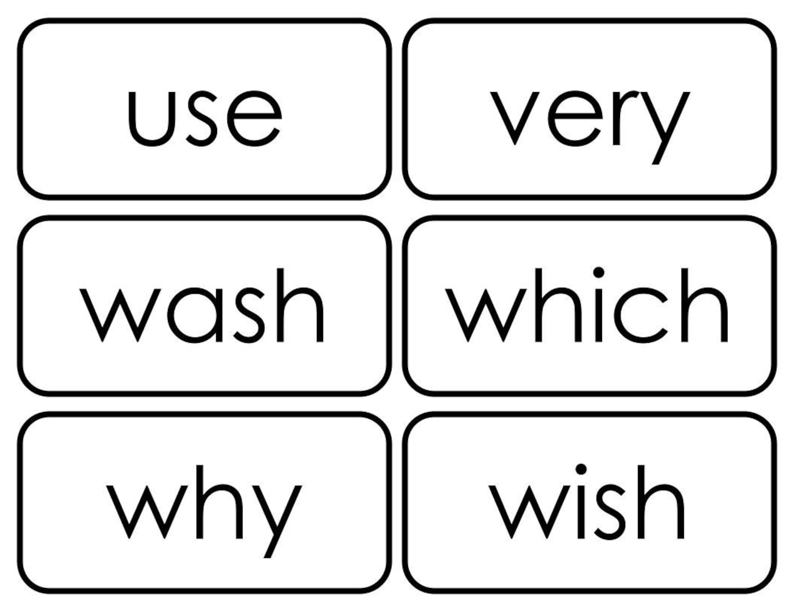 Dolch Second Grade Sight Words Flashcards 46 Cards, Child-friendly ...