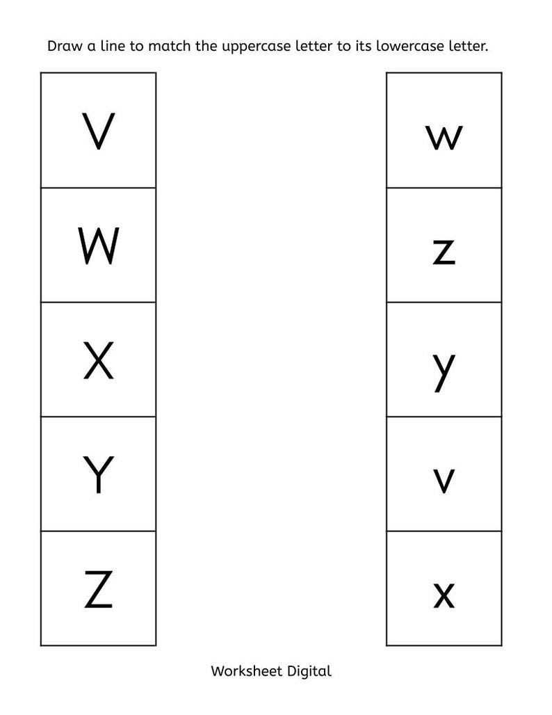 Kindergarten Worksheet, Alphabet Printable Worksheets, Preschool ...