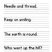 Sentence Writing Practice Worksheets: 1st-3rd Grade ELA (PDF Pattern ...