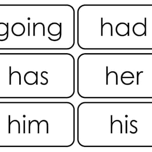 Printable Dolch First Grade Sight Words Flashcards 41 Cards, Child ...