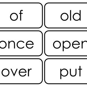 Printable Dolch First Grade Sight Words Flashcards 41 Cards, Child ...