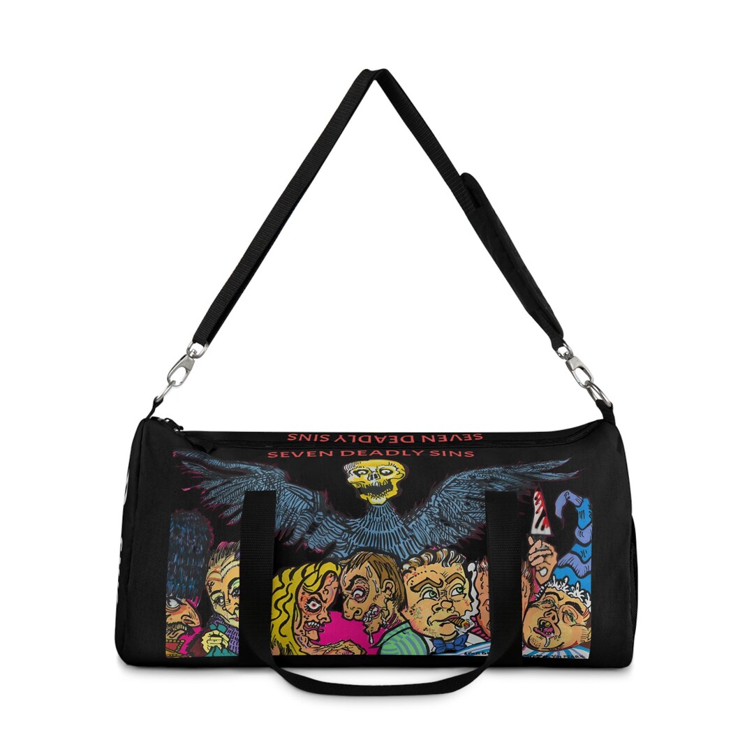 James Ensor Seven Deadly Sins on Large Travel Tote Reimagined in ...