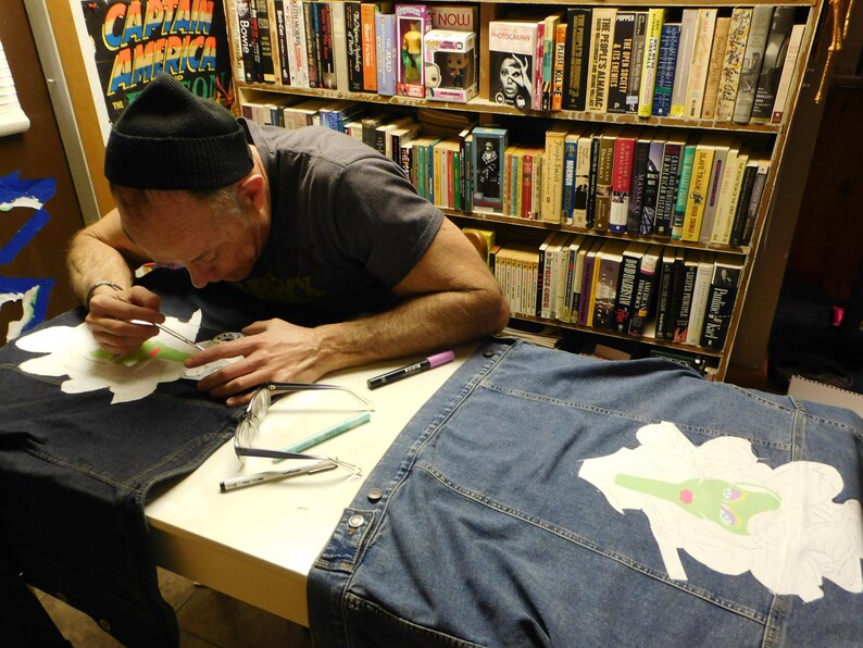 Tee With Medusa in Punk Jacket and Snake Haired Witchy Queen of Gorgons ...