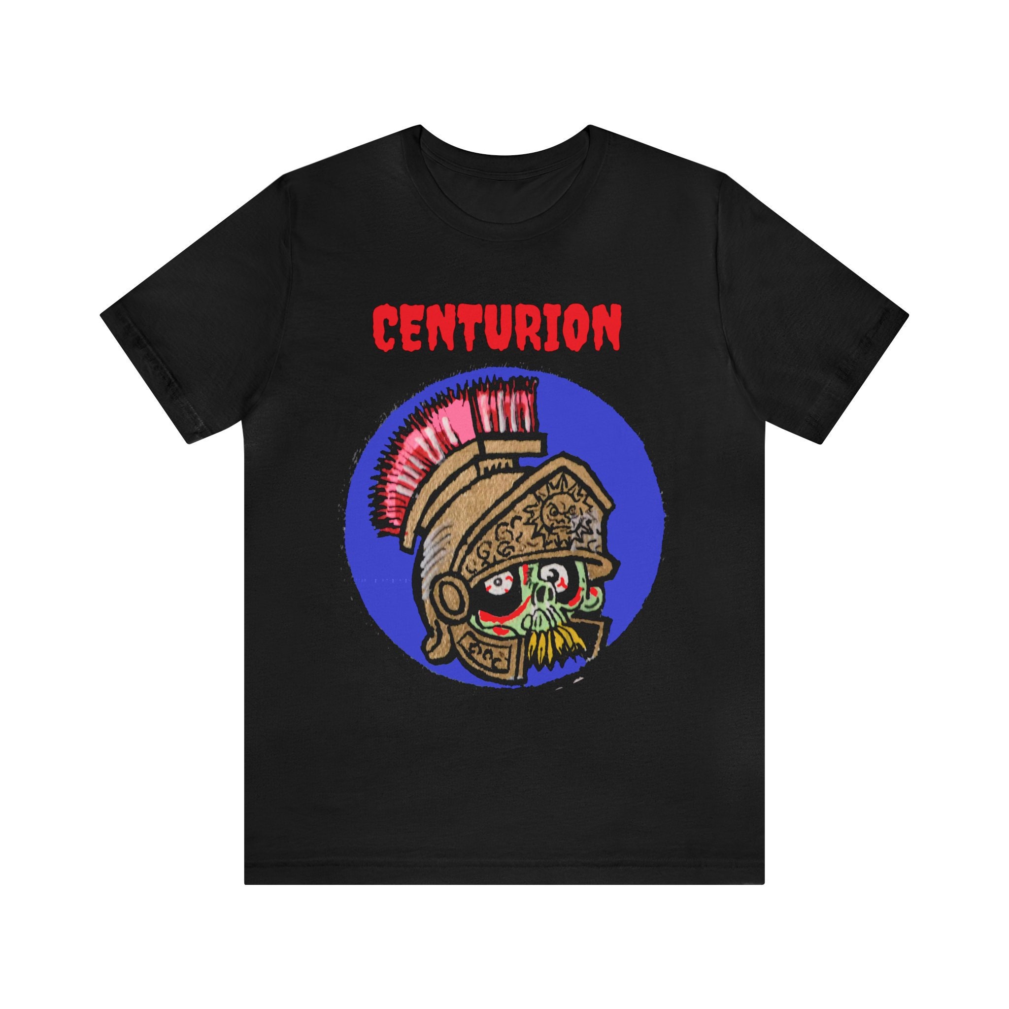 Roman Soldier Centurion 2 in Gold Helmet With Skull-zombie-original Art ...