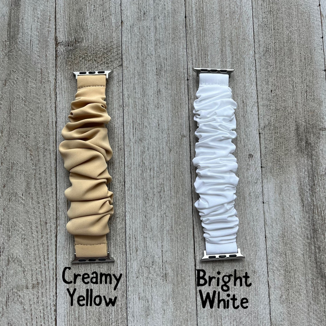 Scrunchie Watch Band Compatible With Apple Iwatch Series 1-7 - Etsy