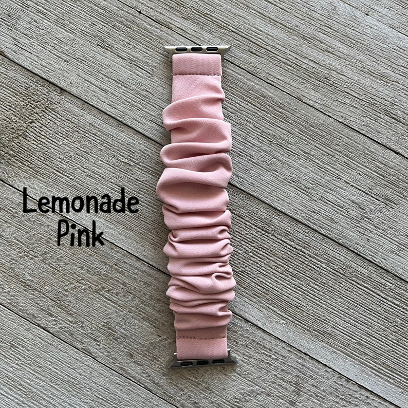 Scrunchie Watch Band Compatible With Apple Iwatch Series 1-7 - Etsy