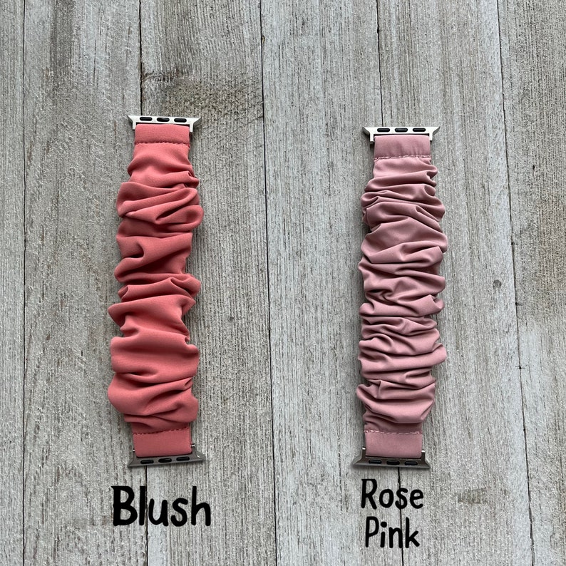 Scrunchie Watch Band Compatible With Apple Iwatch Series 1-7 - Etsy