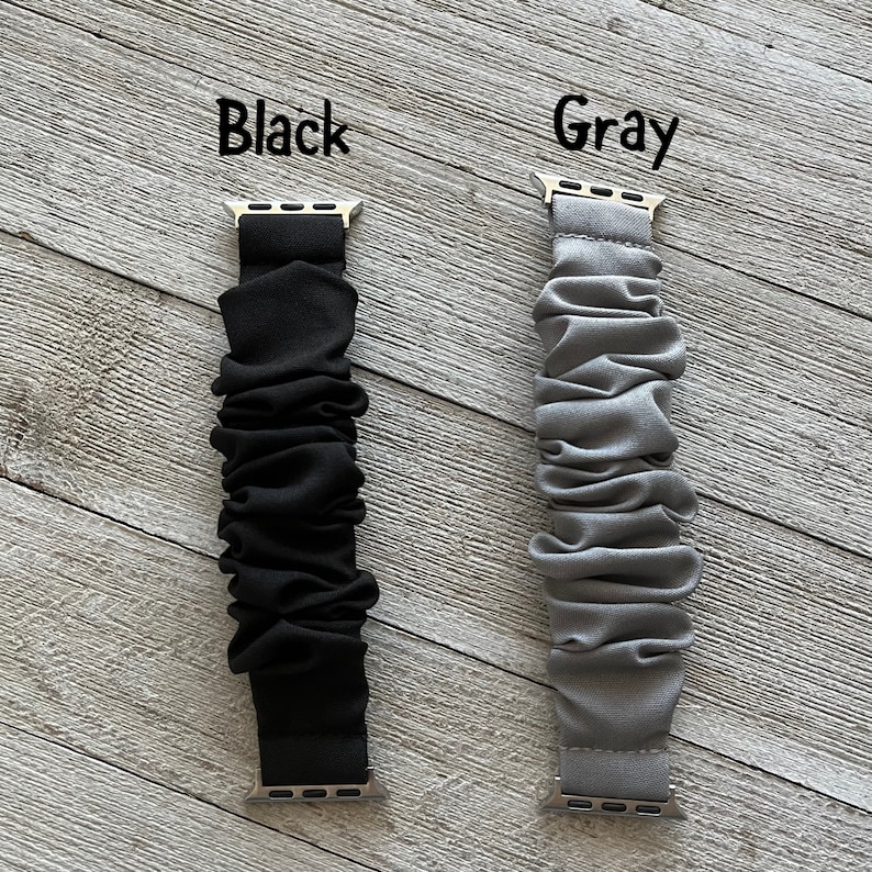 Scrunchie Watch Band Compatible With Apple Iwatch Series 1-7 - Etsy