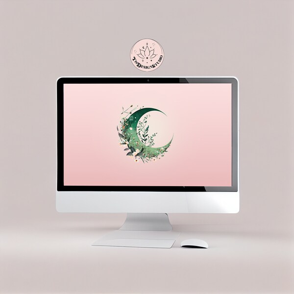 Floral Pastel Desktop Wallpaper - Etsy