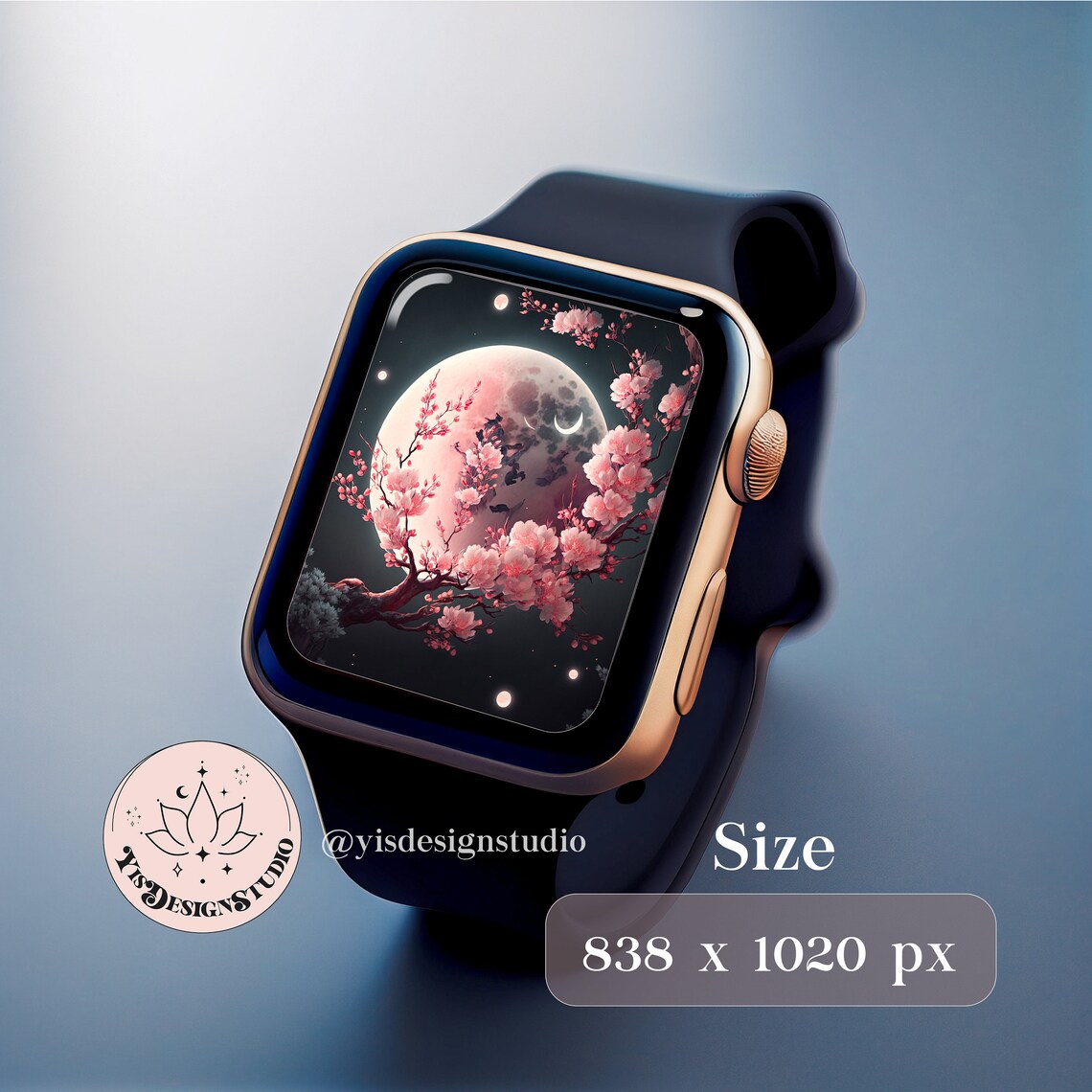 Cherry Blossom Apple Watch Wallpaper Watch Background Apple - Etsy